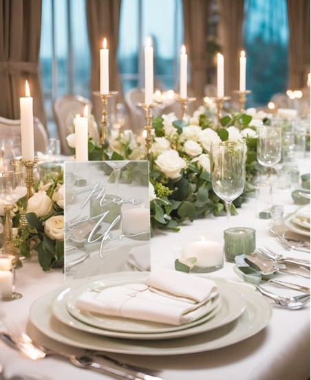 Calligraphy Table Numbers | Marmarina